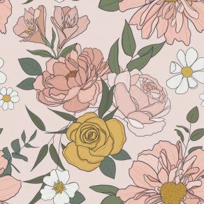 Claire Floral | Fabric | Carriage House Printery