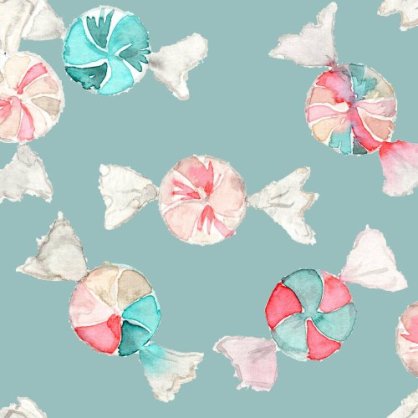 Christmas Candy Peppermint | Fabric | Carriage House Printery